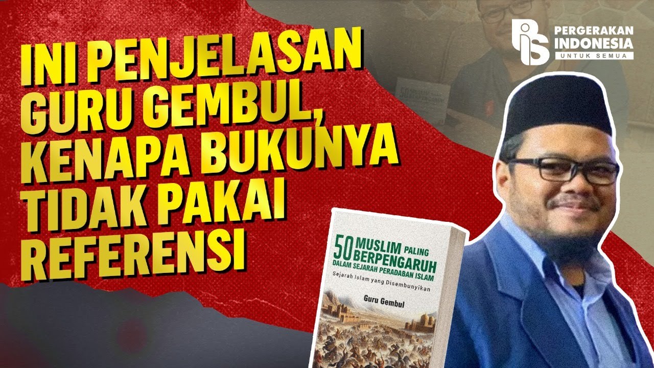 Ini Penjelasan Guru Gembul, Kenapa Bukunya Tidak Pakai Referensi ...